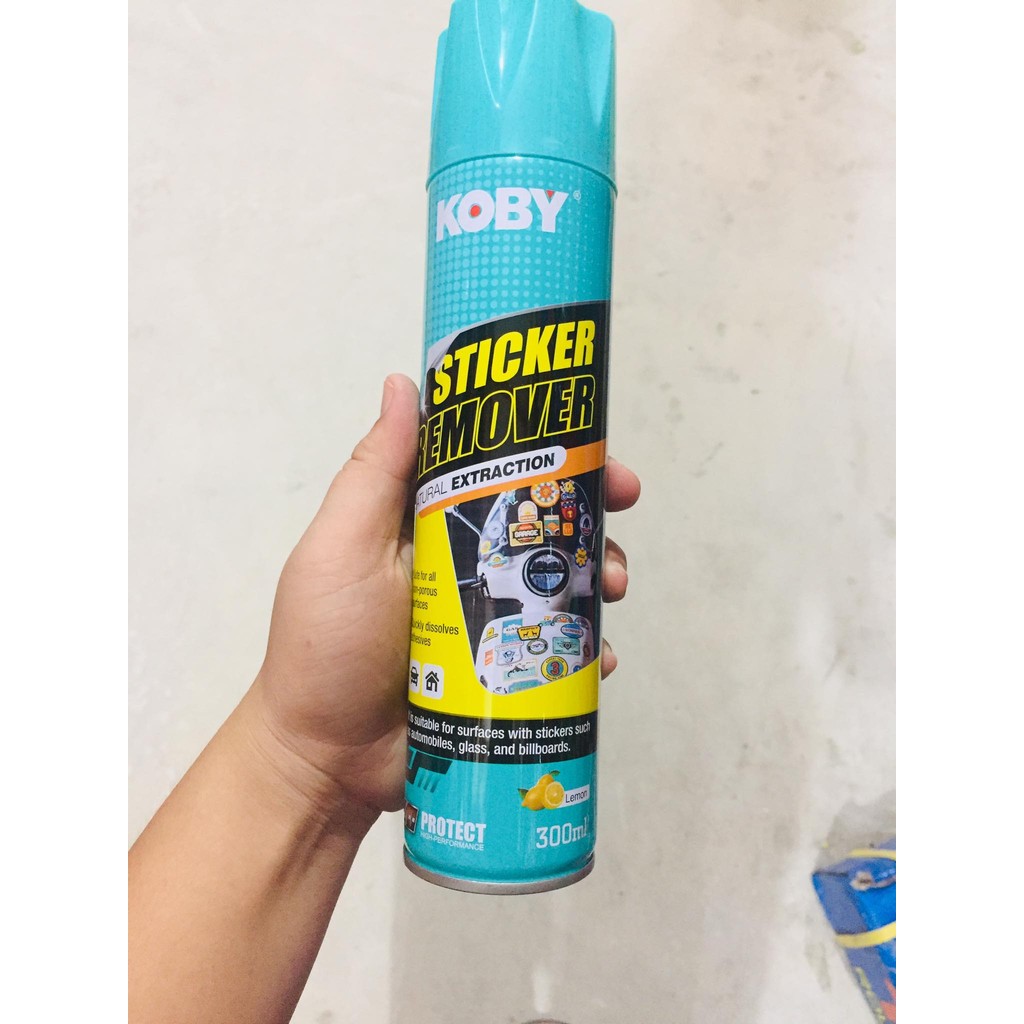 KOBY STICKER REMOVER (LEMON) 300ML | Shopee Philippines