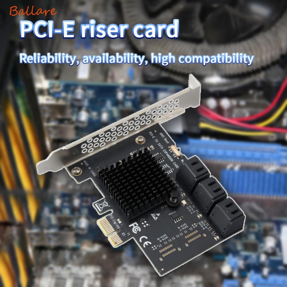 PCI Express 1X to SATA3.0 6 Port Riser PCI-E X1/X4/X8/X16 PCI-E ...
