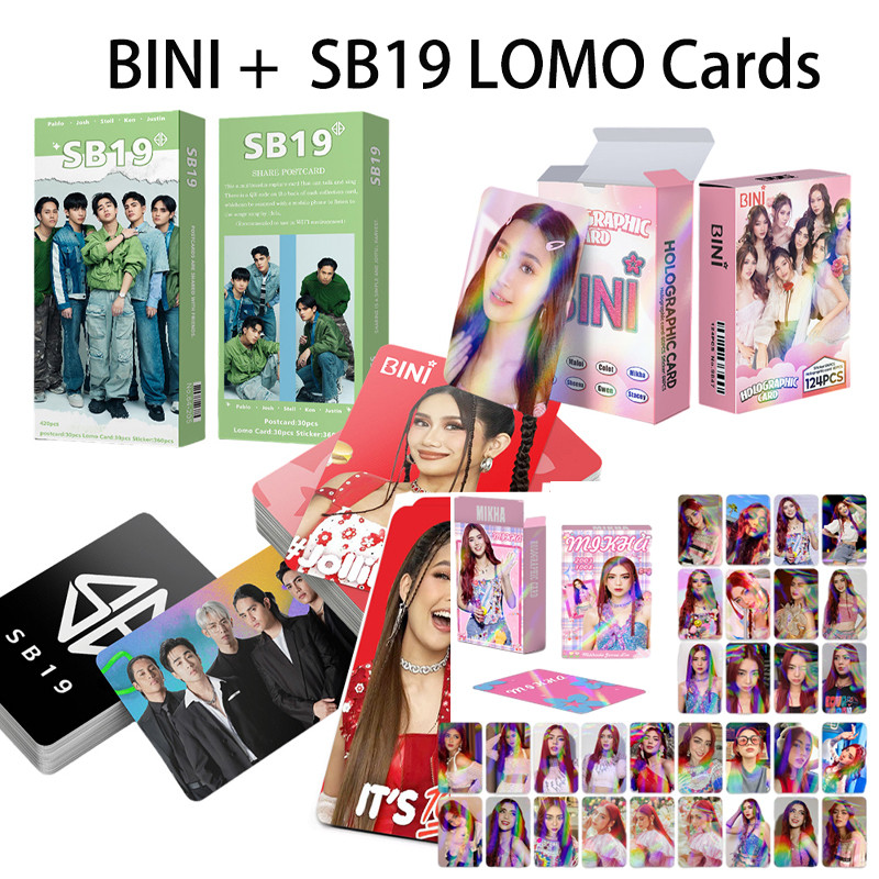 Lomo Cards Bini Jollibini Photocards Jollibee Lomocards SB19 Photocard ...