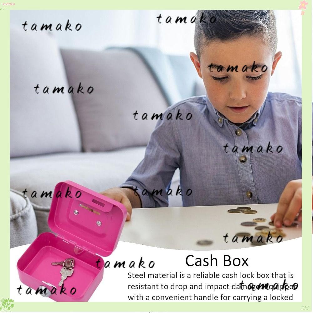 TAMAKO Money Box, with Coin Slot Lockable Cash Box, Security Sturdy ...
