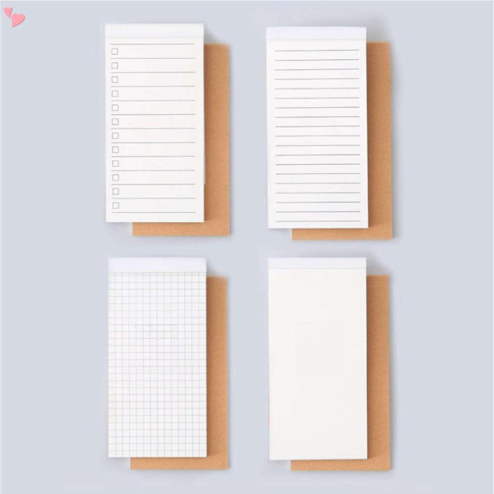 50 Pages Memo Pad Sticky Note Kraft Paper Writing Pads Notepads ...
