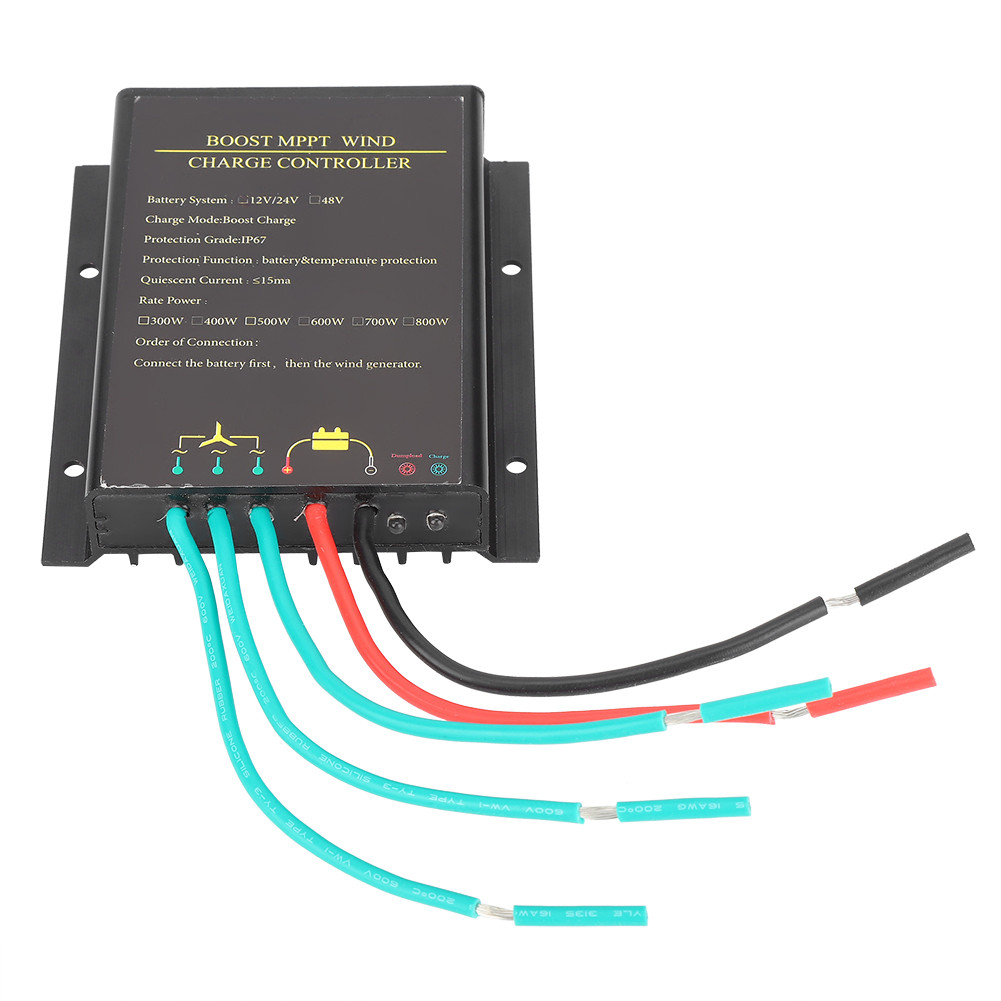 48V Waterproof Wind Turbine Controller MPPT Charge Controller 800W Wind ...