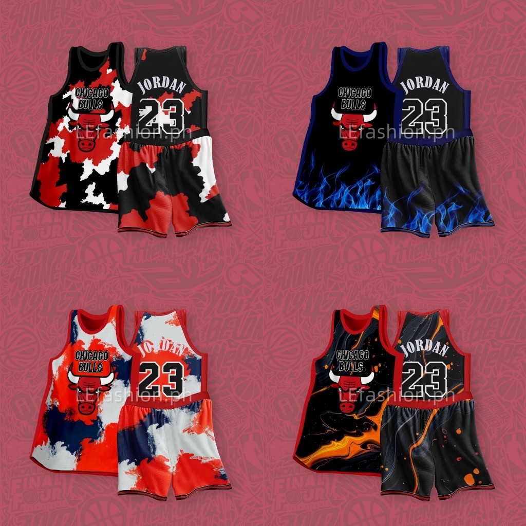 Jersey Bulls 23 Jersey Drifit Muscle Sports Sando Jersey Basketball ...