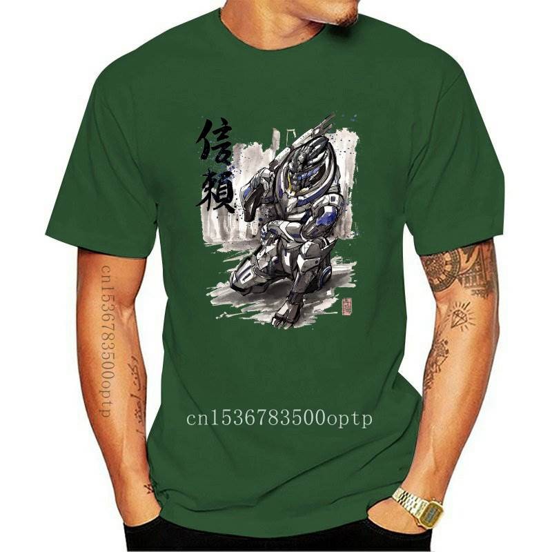 New Garrus Sumie Style With Japanese Calligraphy T-Shirt Men Birthday ...
