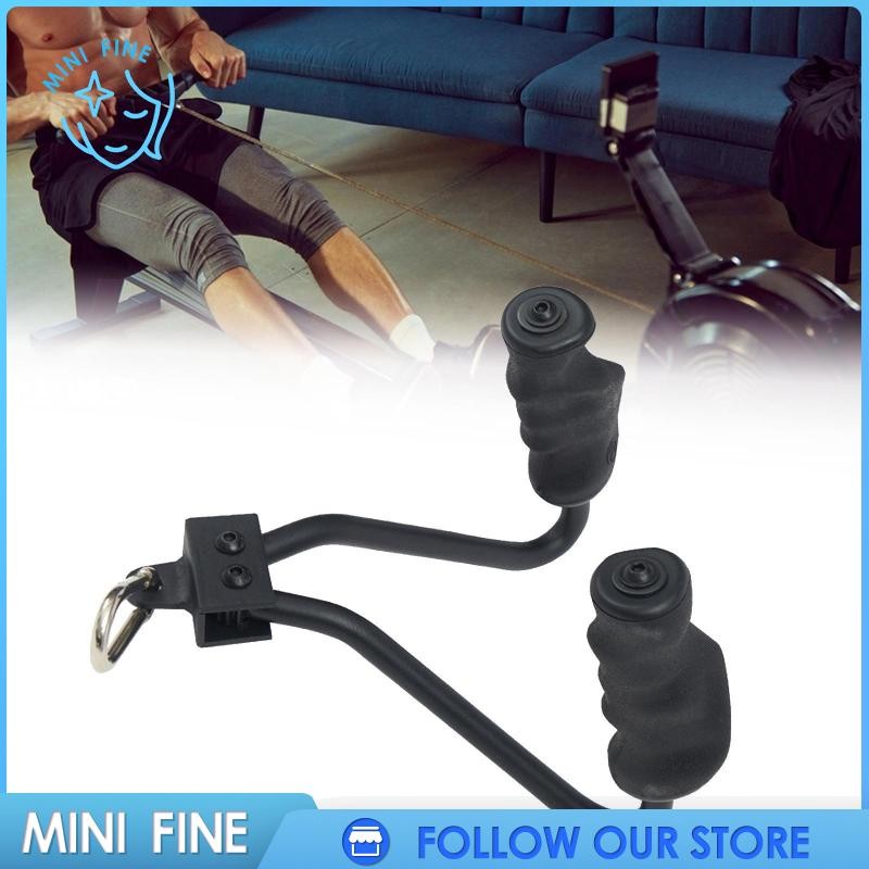 [ Double Row Handle Cable Attachment Seated Row Handle Fitness Pulley ...