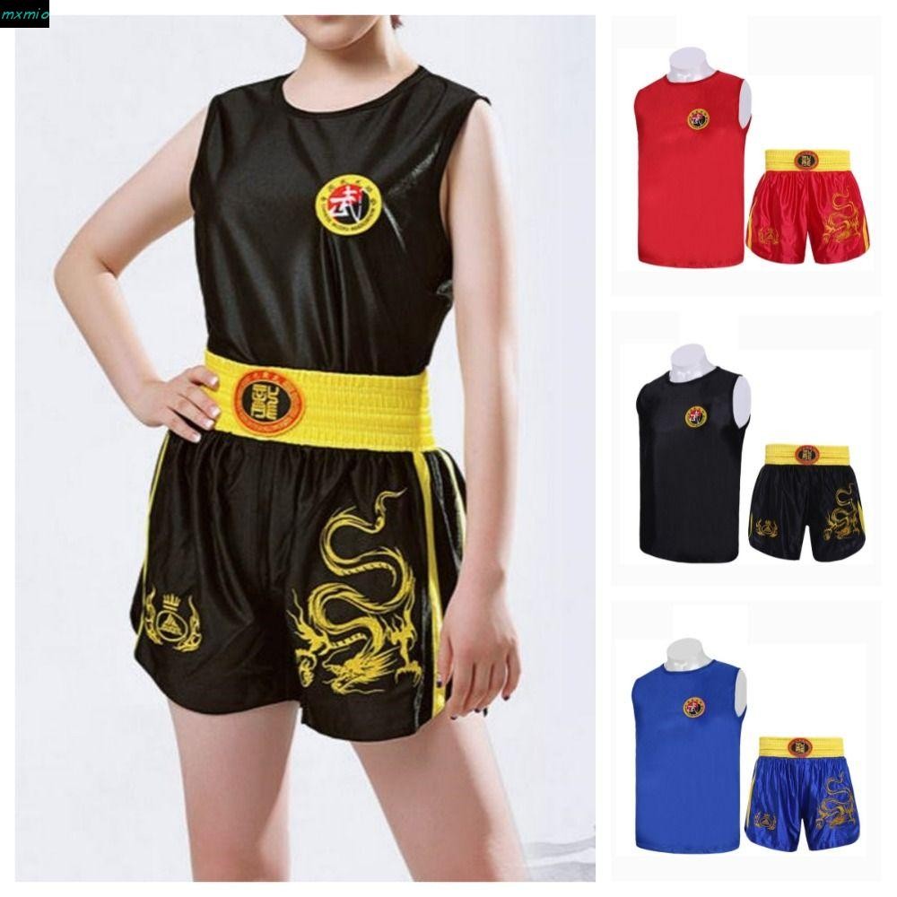 MXMIO MMA Muay Thai Shorts and T-Shirts, Free Combat Wushu Trunks ...