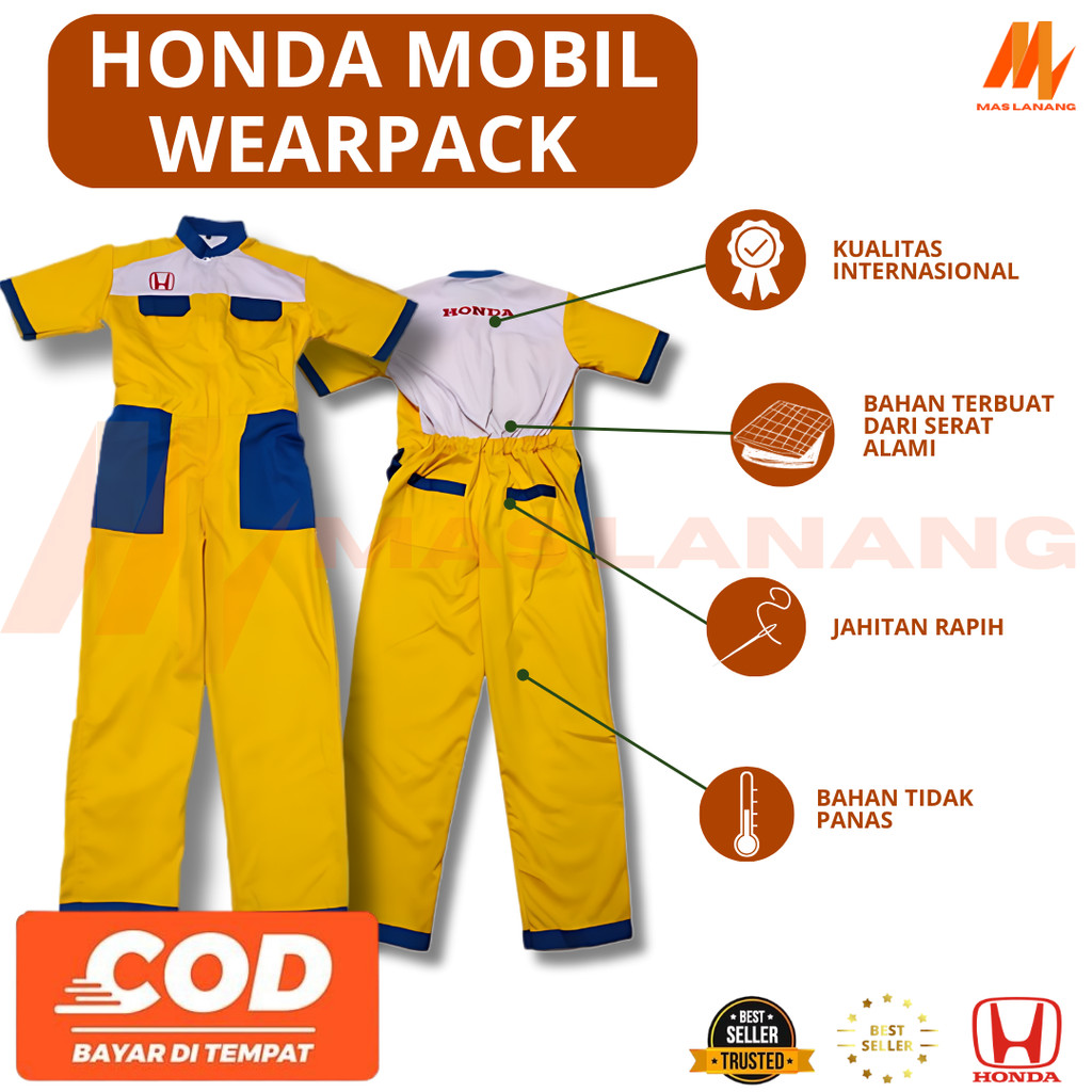 Honda MECHANICS WEARPACK || Honda Car Wearpack Uniform || Honda ...