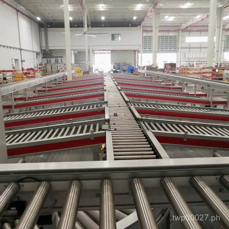 Power Drum Line Roller Turning Conveyor Assembly Line Packaging Roller ...
