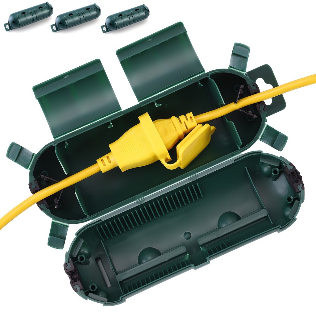 Weatherproof Electrical Connection Box to Protect Outdoor Outlet, Plug ...