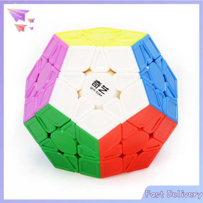 3x3 Megaminx Speed Cube Stickerless Megaminx Dodecahedron Magic Cubes ...