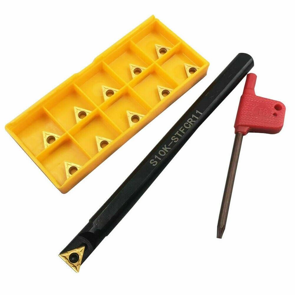 PP+[Ready Stock] S10K-STFCR11 Lathe Internal Turning Tool Holder Boring ...