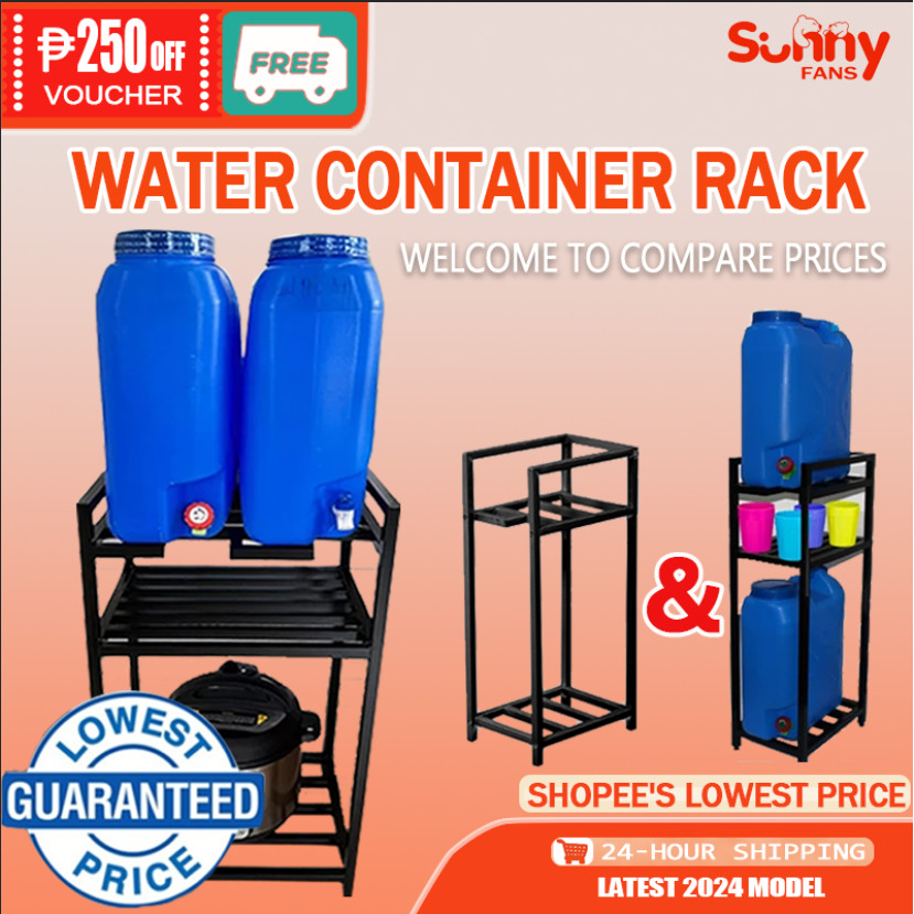 2/3Layer Water Container Rack For Household Water Gallon Rack Stainless ...