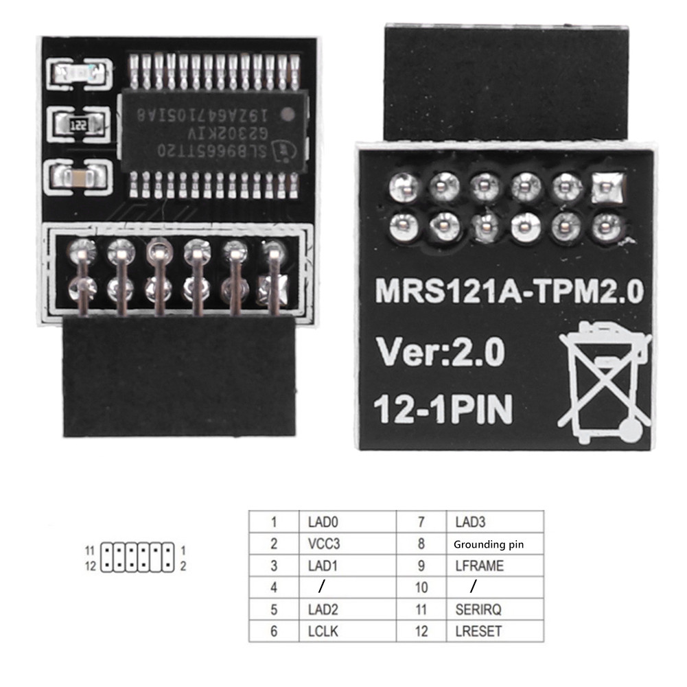 TPM 2.0 Trusted Platform Module Replacement Parts for Gigabyte ...