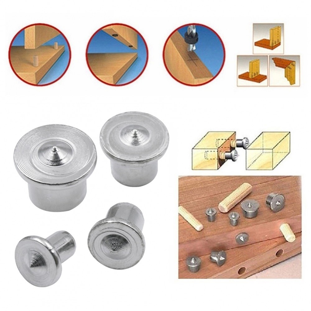 Essential Tool for Furniture Makers Center Points Pin Woodwork Set 4pcs ...