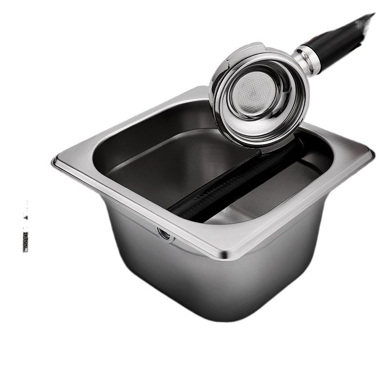 Stainless steel coffee slag bucket knock slag knock powder bucket slag ...