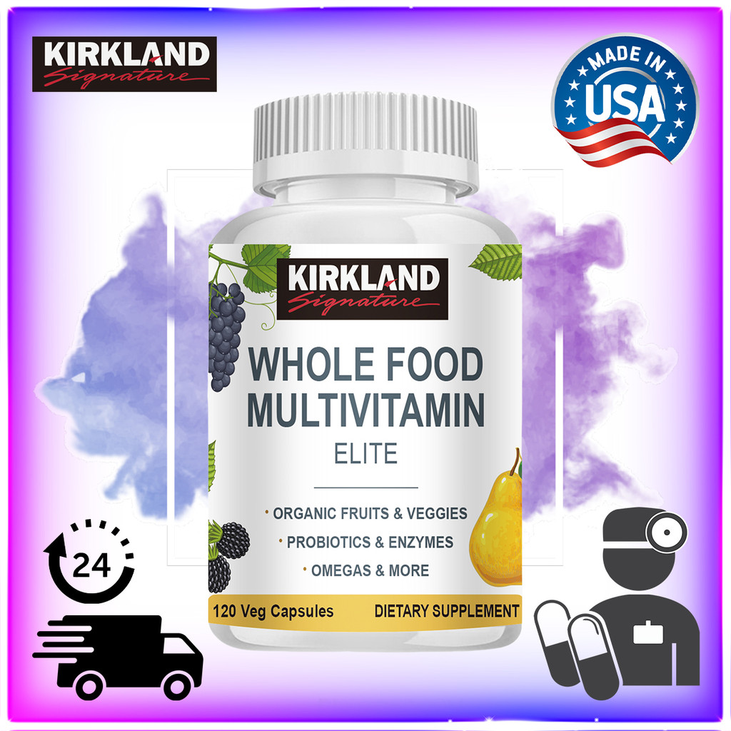 KIRKLAND Whole Food Multivitamin Enhance body resistance and supplement ...