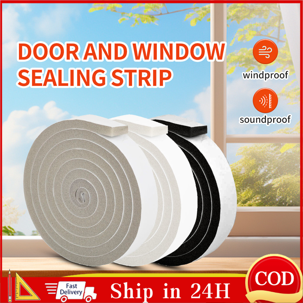 2M Door Sealing Strip Self-adhesive Soundproofing Sealing Strip Thicken ...