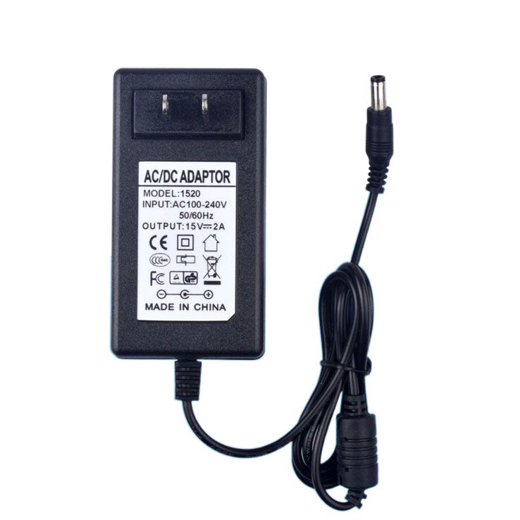 COD☆15v 2A DC 5.5mm big head power amplifier adapter universal 15v 2A ...