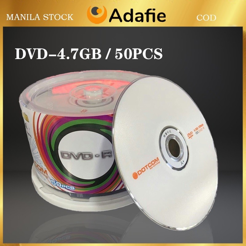 50pcs/set DVD-R DVD DVDR 4.7GB Blank CD A+ Grade Blank Burnt Recording ...