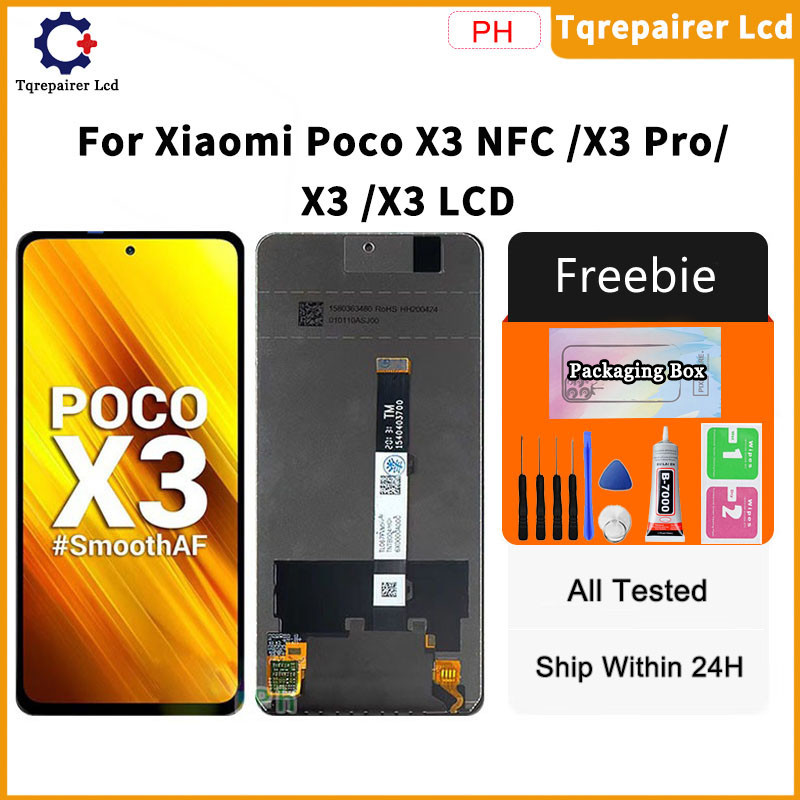 [Tqrepairer LCD ] For Xiaomi Poco X3 NFC /X3 Pro/ X3 /X3 LCD Touch ...