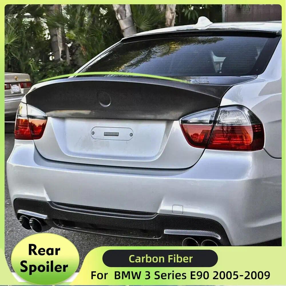 Carbon Fiber Rear Trunk Spoiler Lip Wing For BMW 3 Series E90 330i 335i ...