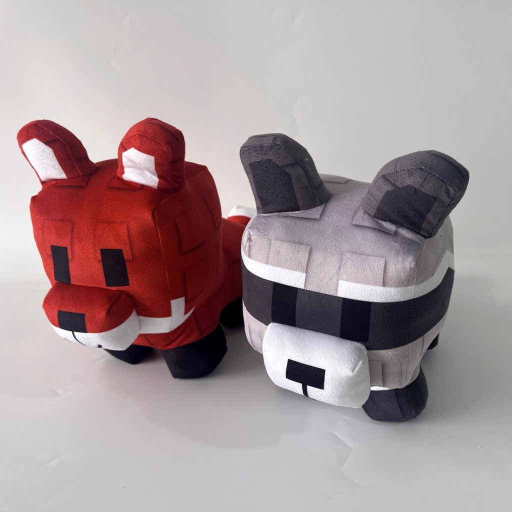 Grow A Garden Reccoon Fox Plush Toy Roblox Cute Cartoon Stuffed Animal ...