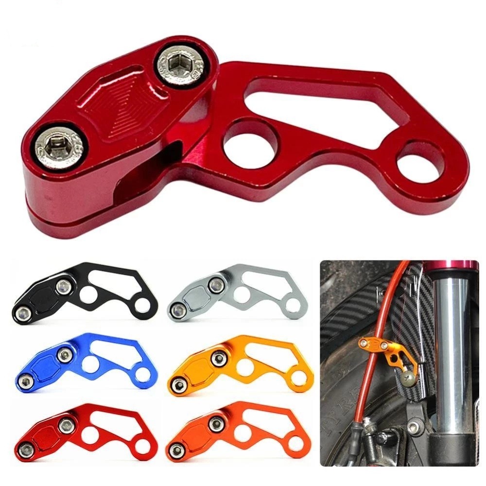 Universal CNC Motorcycle Brake Hose Clip /Single-hole Oil Pipe Clamp ...