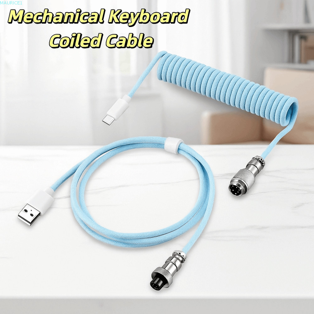 MAURICE1 Mechanical Keyboard Coiled Cable, USB Port a USB a To Type C ...