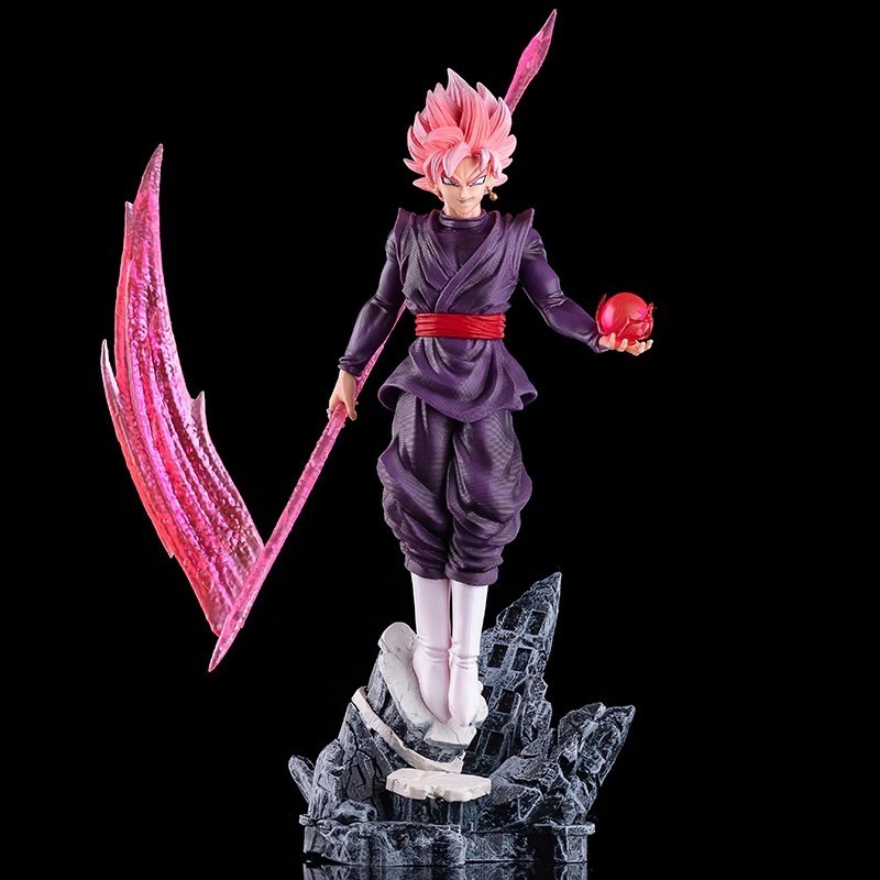 Dee Manshe Dragon Ball Scythe Zamasu Peach Red Black Goku Scene Figure ...