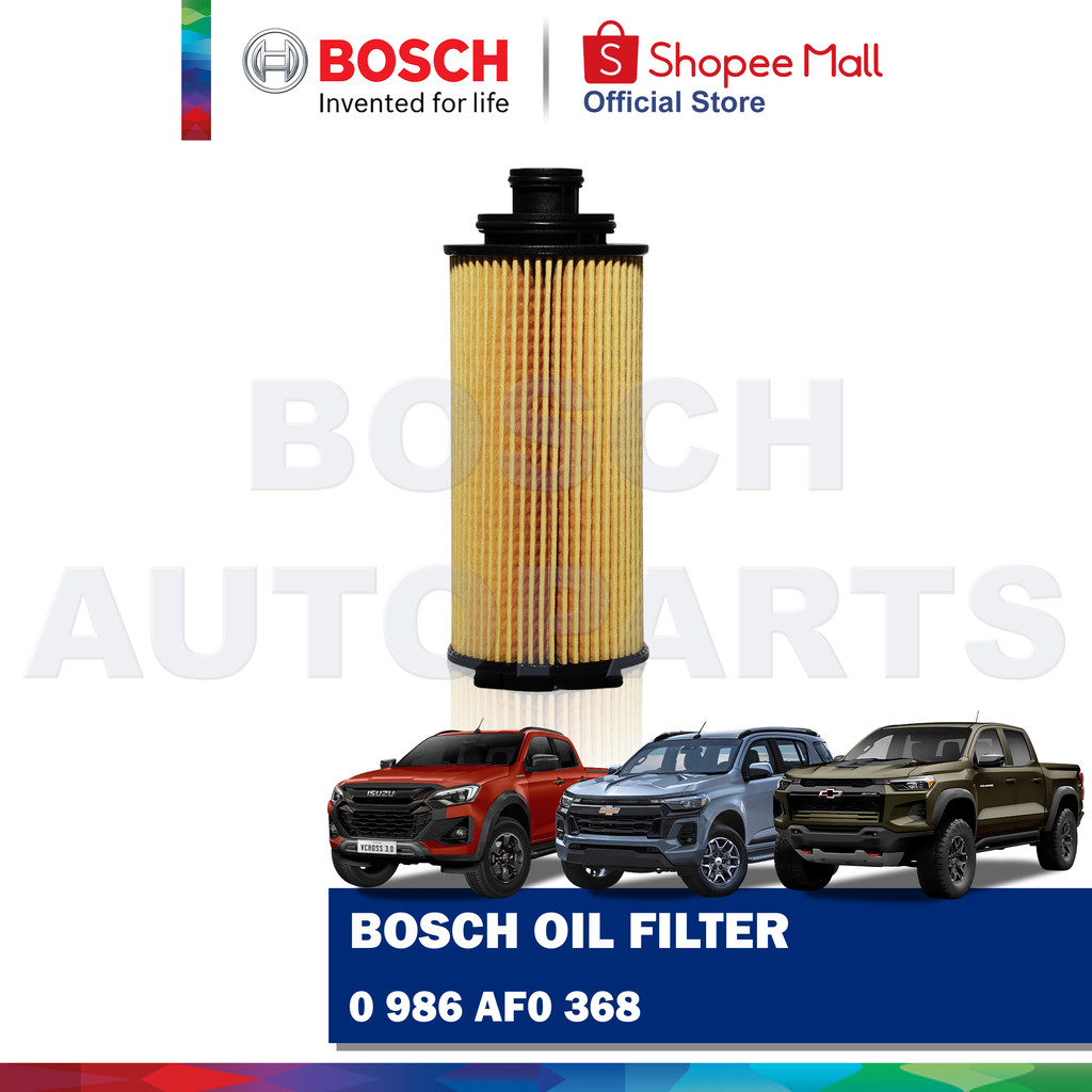 Bosch Oil Filter for Trailblazer, Colorado, DMAX | Shopee Philippines
