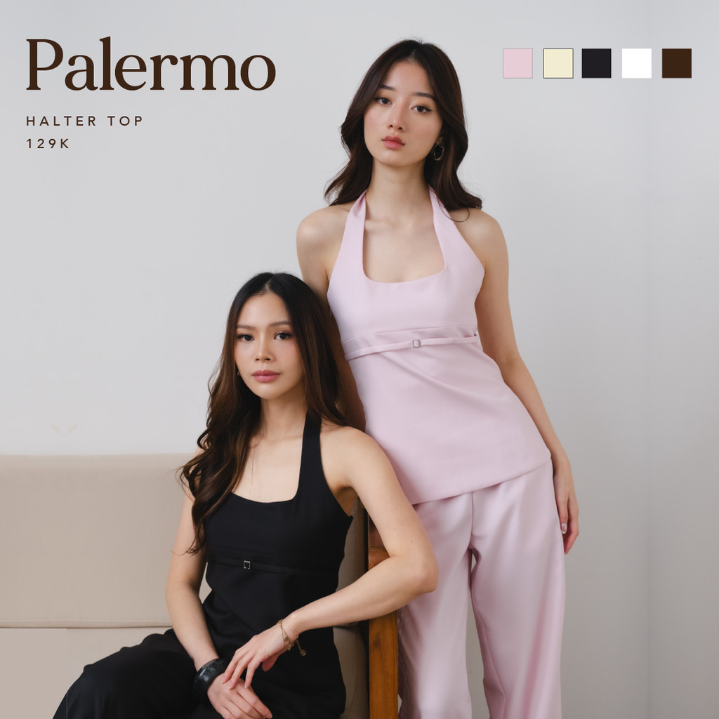 Palermo Top -- Ocha Wear | Trendy Halter Top | Elegant Top | Shopee ...