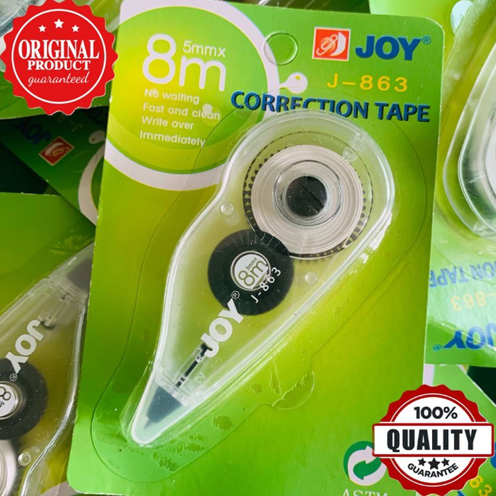 JOY Correction Tape (J-863) 8 meters | Shopee Philippines
