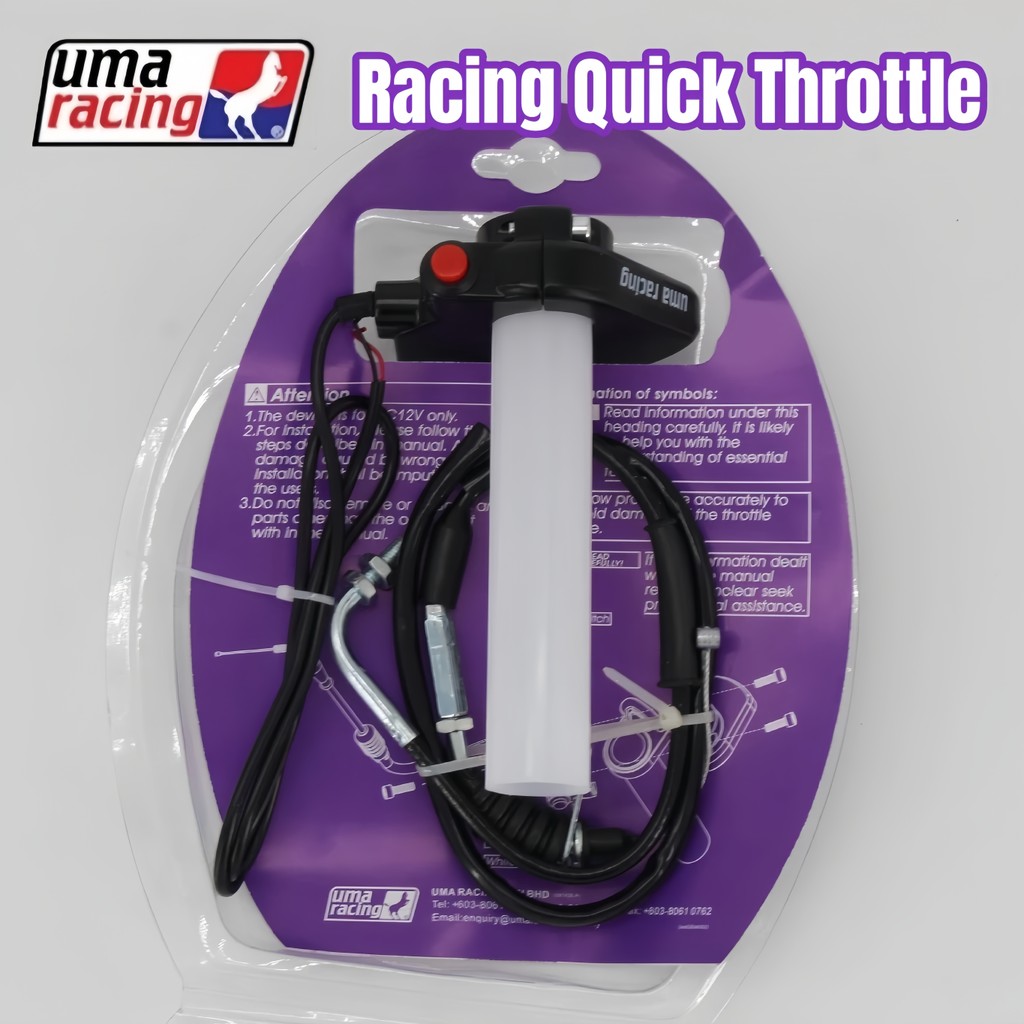 Racing Quick Throttle Universal with Cable Carb Type Only Raider ...