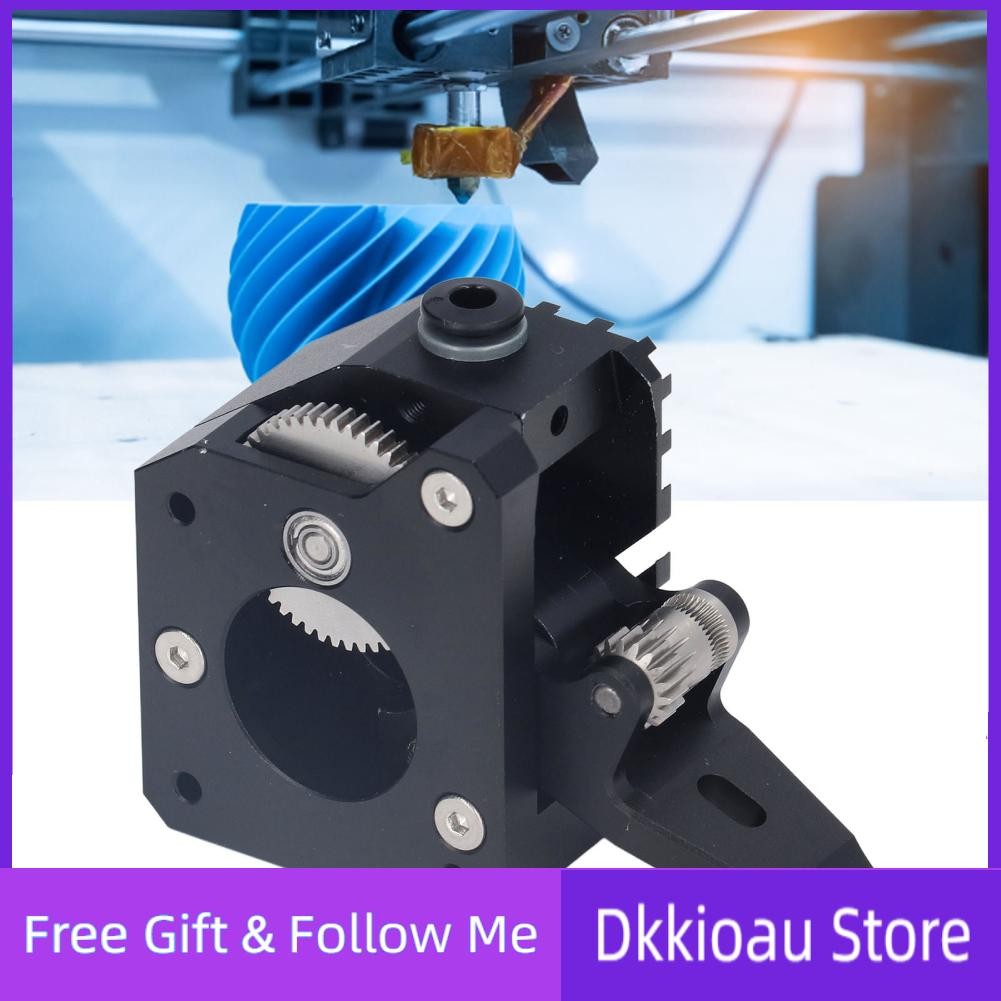 dkkioau-ph 3D Printer Hardened Steel Block Extruder Full Metal Gear ...