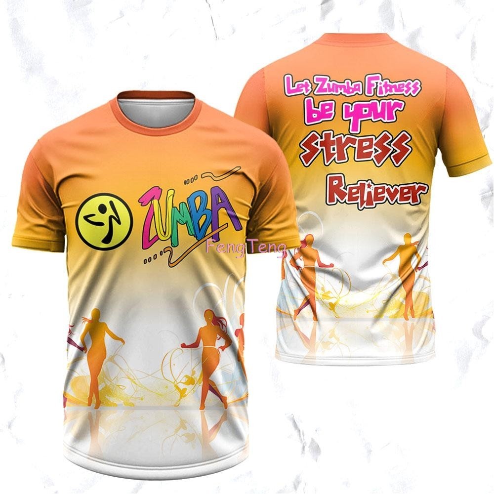 Love Zumba Summer Drifit Shirt 3D Print Zumbawear Women's Fully ...