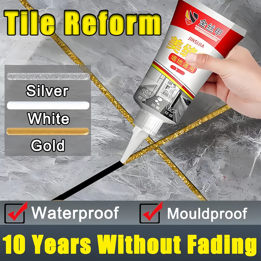 250g Tile Gap Epoxy Grout Sealant Wall & Floor Gap Filler Waterproof Mildew Proof | Shopee ...