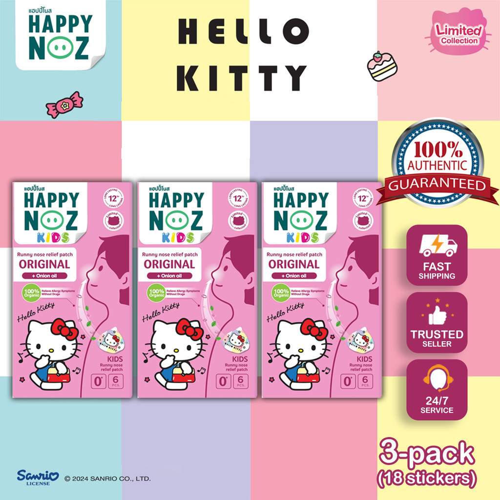 Sanrio Hello Kitty Collection - Original - Happy Noz Nasal Relief ...