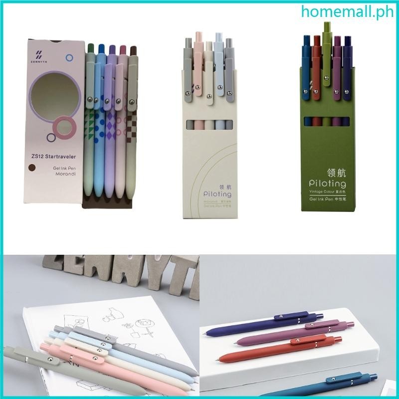 HO 5Pcs Retractable Gel Pen 0 5mm Quick Drying Signing Pen Ergonomic ...
