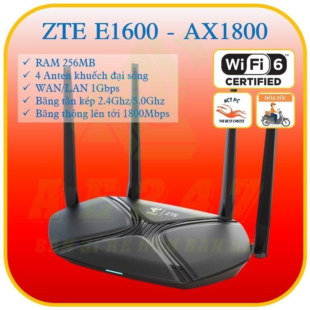 Wifi Mesh Transmitter Wifi 6 ZTE E1600 E2603 E2615 AX1800 - Genuine ...