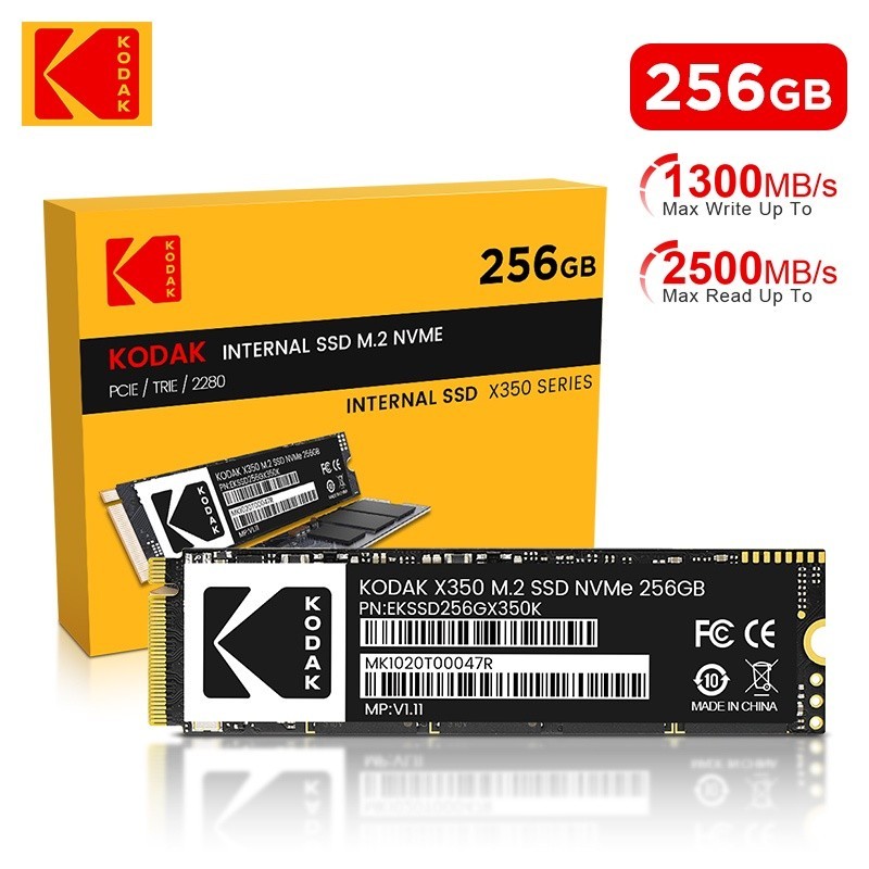 RQKodak SSD PCIe NVME Gen3 x4 m.2 ssd hard drive W 1800MB/S 256GB 512GB 1TB Internal Solid State ...