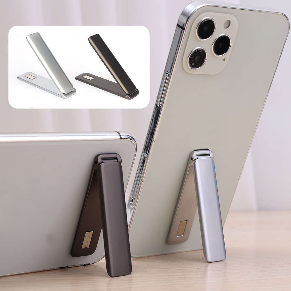 Mini Magnetic Phone Holder - Desktop Phone Bracket - Invisible Alloy ...