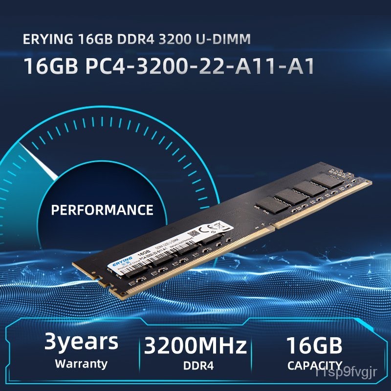 RQERYING Desktop RAM Memory 16GB DDR4 3200Mhz U-DIMM Gaming Memory ...