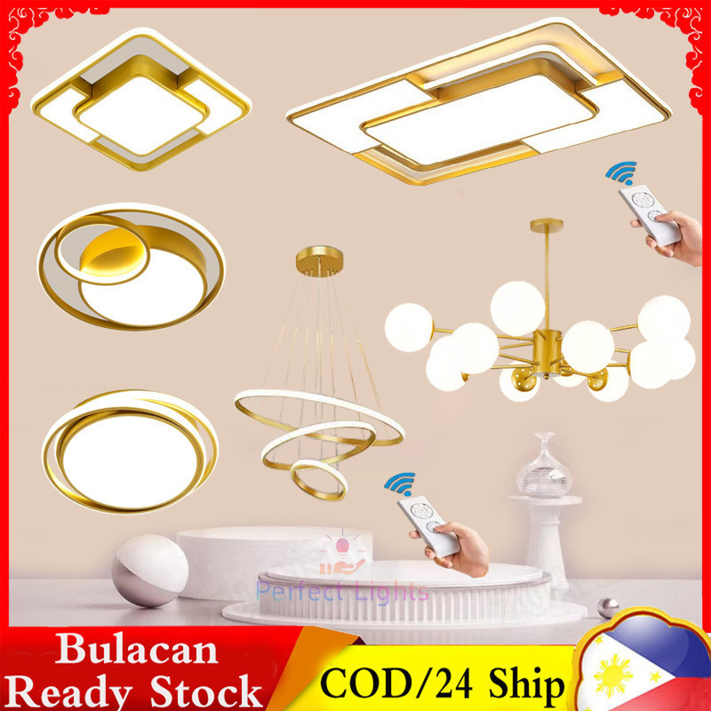 Modern Chandelier Ceiling Light Tri color For Living Room Bedroom ...