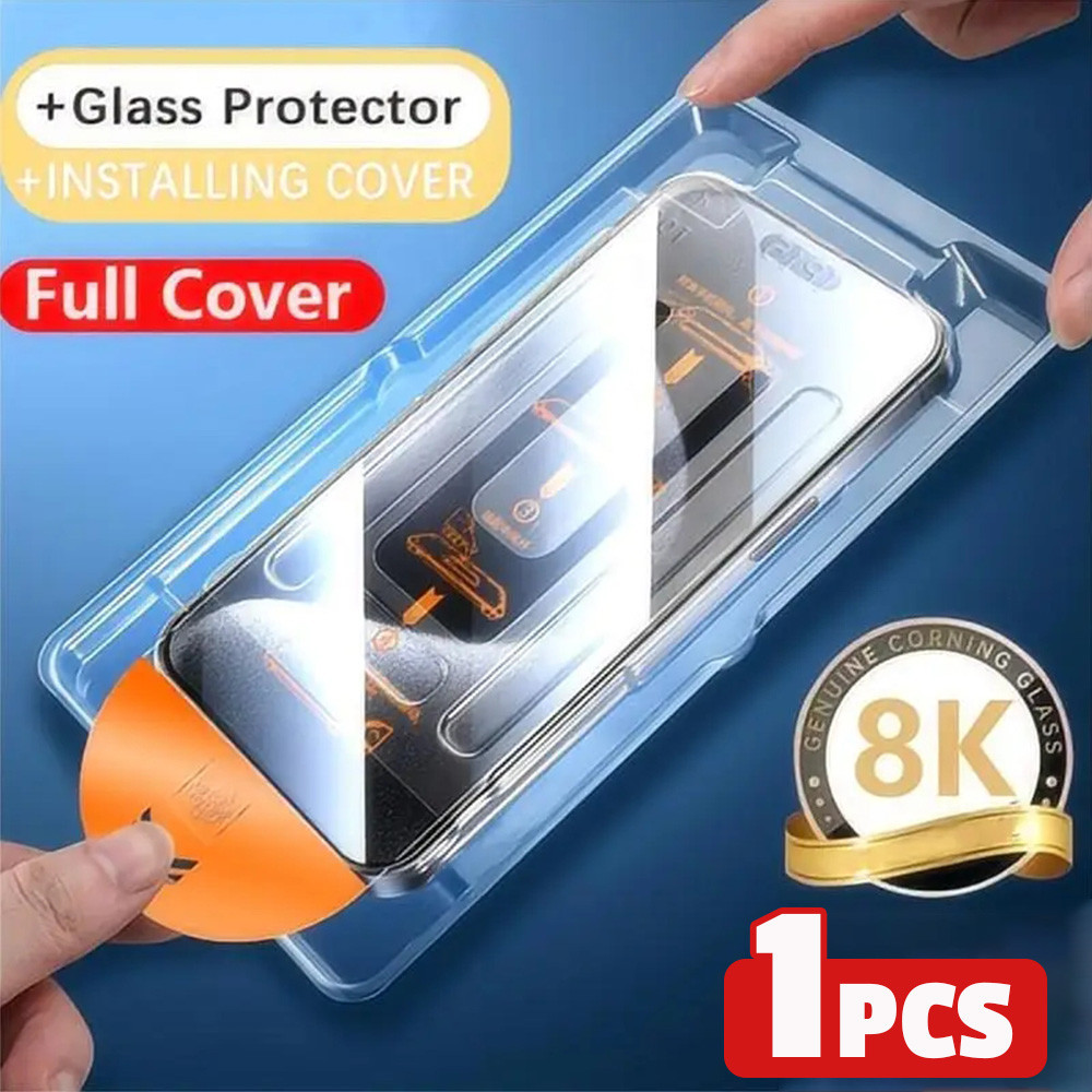 Luxury HD Clear Crystal Screen Protector IPhone 15 14 13 12 11 Pro Max ...