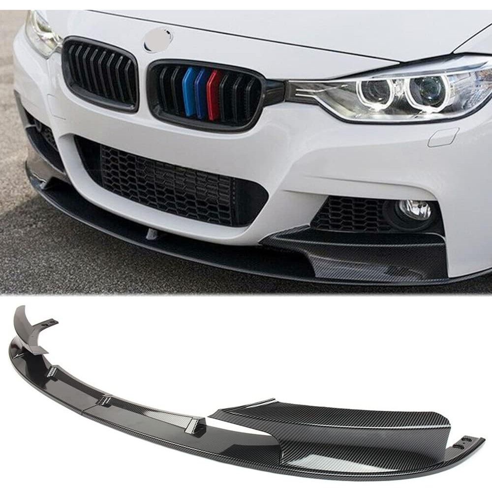 Fits for 2012-2018 BMW F30 F31 3 Series Sedan & Wagon With M Sport Bumper Performance Front Lip ...