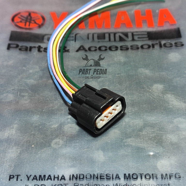 TPS sensor socket cable TPS sensor socket pin 5 yamaha Mio j Mio gt x ...