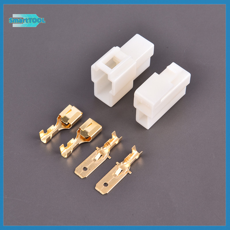 UTZN> T-Type 2 Pin DC Power Male Female Connector Plug for Vehicular ...