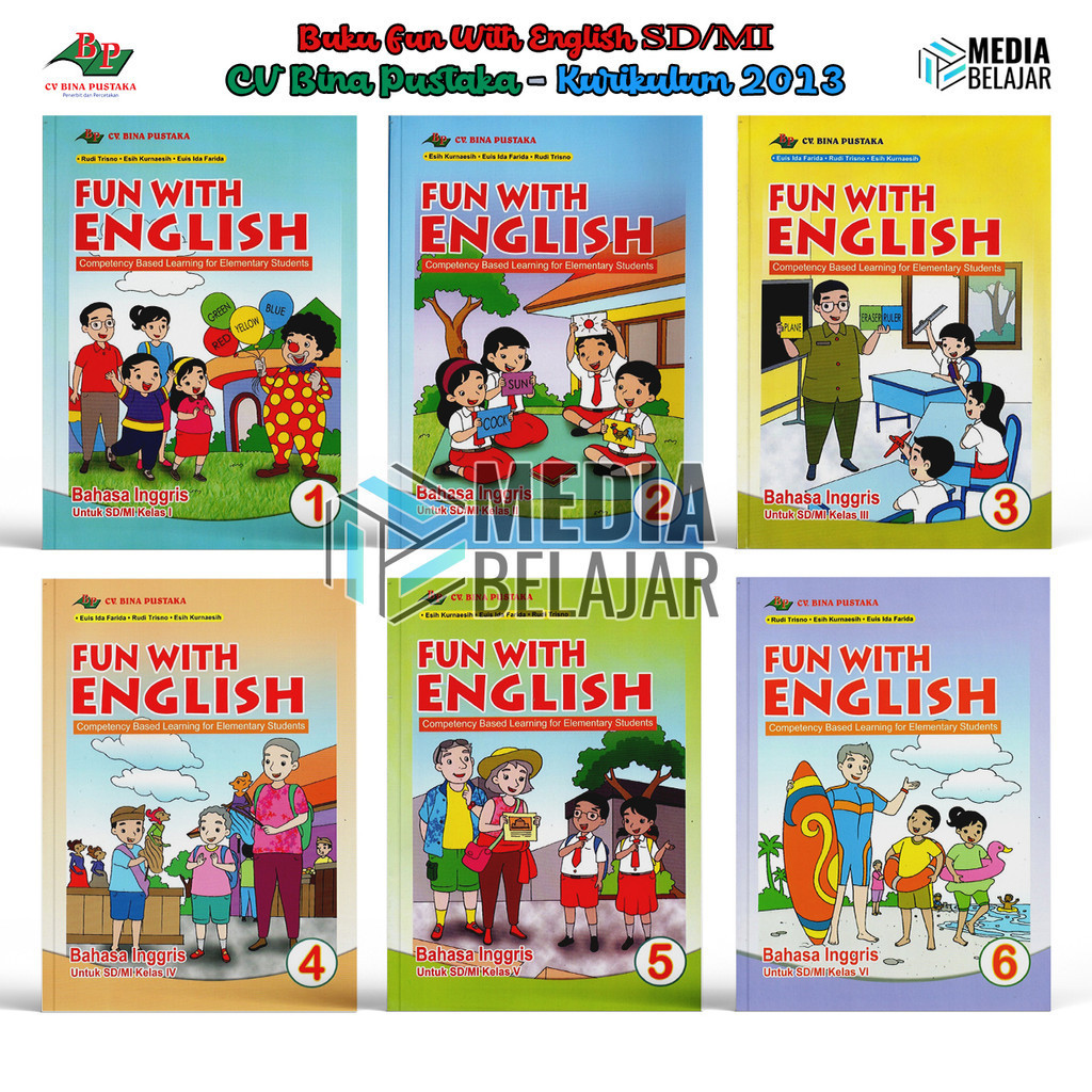 English Book Fun With English SD Class 1 2 3 4 5 6 Build Library ...