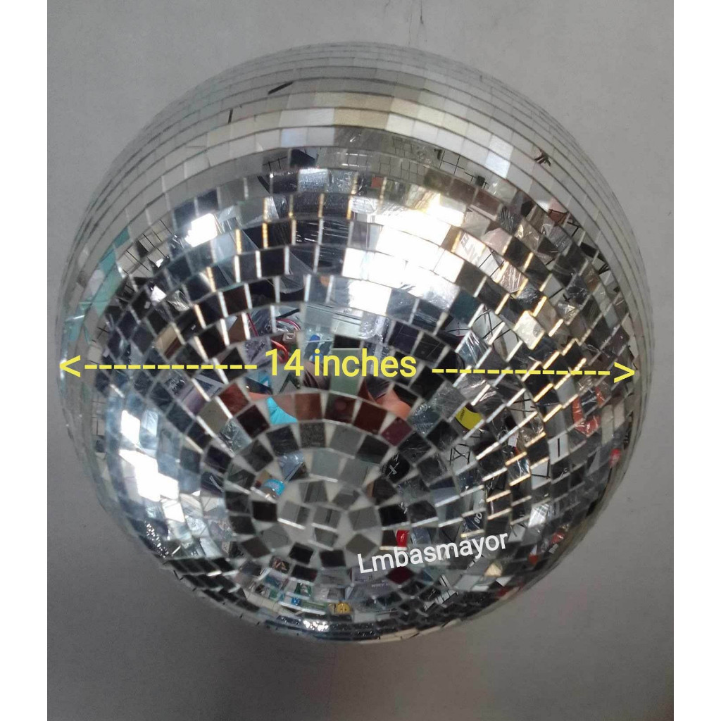 Glass/ Mirror Disco Ball with Rotating Motor ( Dancing Decoration ...