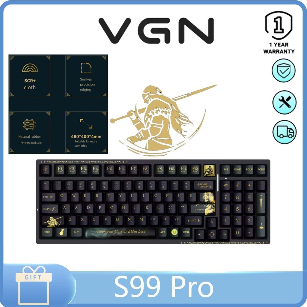 VGN S99 PRO Elden Ring Aldenfarring Custom Mechanical Keyboard gaming ...